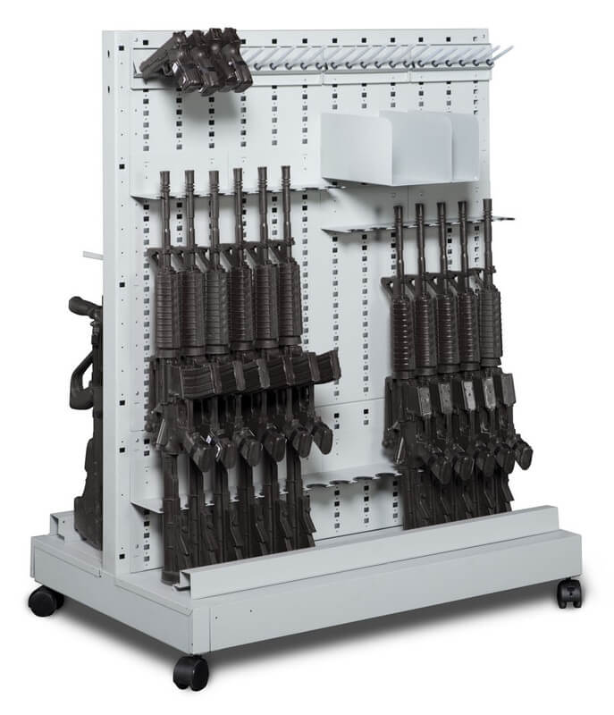 Mobilized Weapon Racks M1 Secure Storage